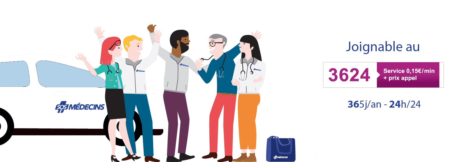 Numéro de téléphone de SOS MÉDECINS - SOS MÉDECINS